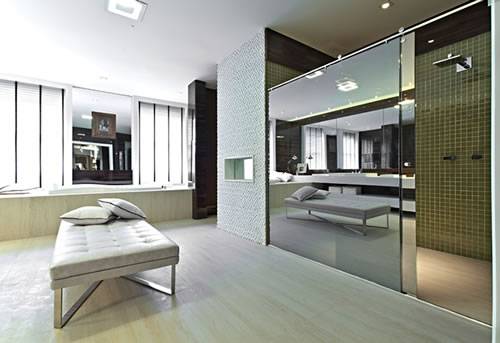 Box de Box de Vidro Reflecta Bronze · Vidraçaria SHOW GLASS