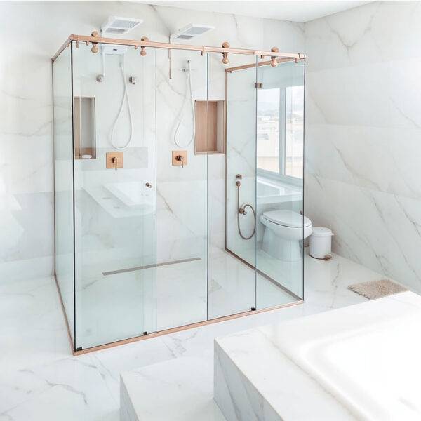 Box de Vidro para Banheiro Elegance Due: Estilo e Segurança